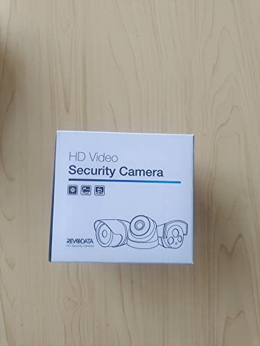 REVODATA 5MP POE IP Camera,UltraHD Mini Security Camera Outdoor, IP65 Waterproof, 10M IR Night Vision, 3.6mm Lens, Motion Detection,Smart Phone/PC App (I704-P)