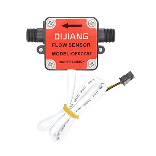 ROFEI 1/4" 1/2" 3/4" Gear Flowmeter Flow Sensor Milk Oil Flow Meter Flow Sensor Switch for Viscous Liquid DC3.5~24V (Size : 1/4")