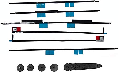 LCD Display Panel Adhesive Strips Set + iMac Opening Wheel Tool Kit Replacement for iMac 27" A1419 (2012-2015)