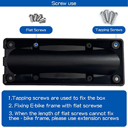 OneGas Controller Box for Electric Bike,ABS Lithium Battery Controller Box Case Kit,Black E Bike Conversion Part for EBike Moped Scooter Mountain Bike