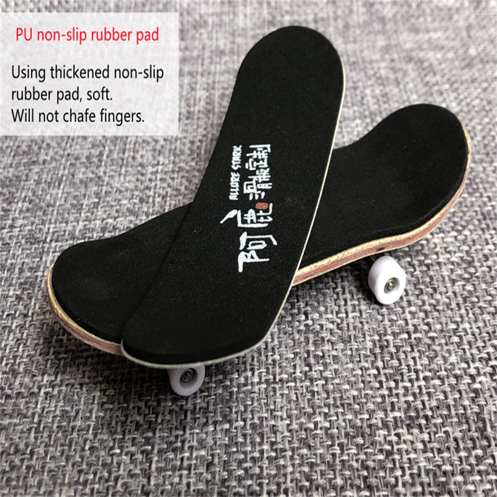 Mini Finger Skateboard Set SK8 The Infinity Finger Board Maple Wood Keychain Cosplay Props Kit with Box Sports Party Favors Gift