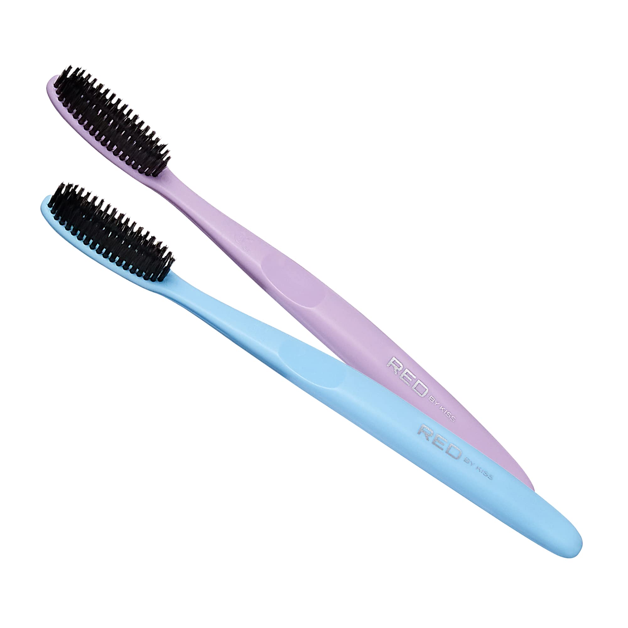Red by Kiss Gentle Deep Clean Tooth Brush 2X Soft Micro Fiber Brush, Made in Korea 2 Pack (White)