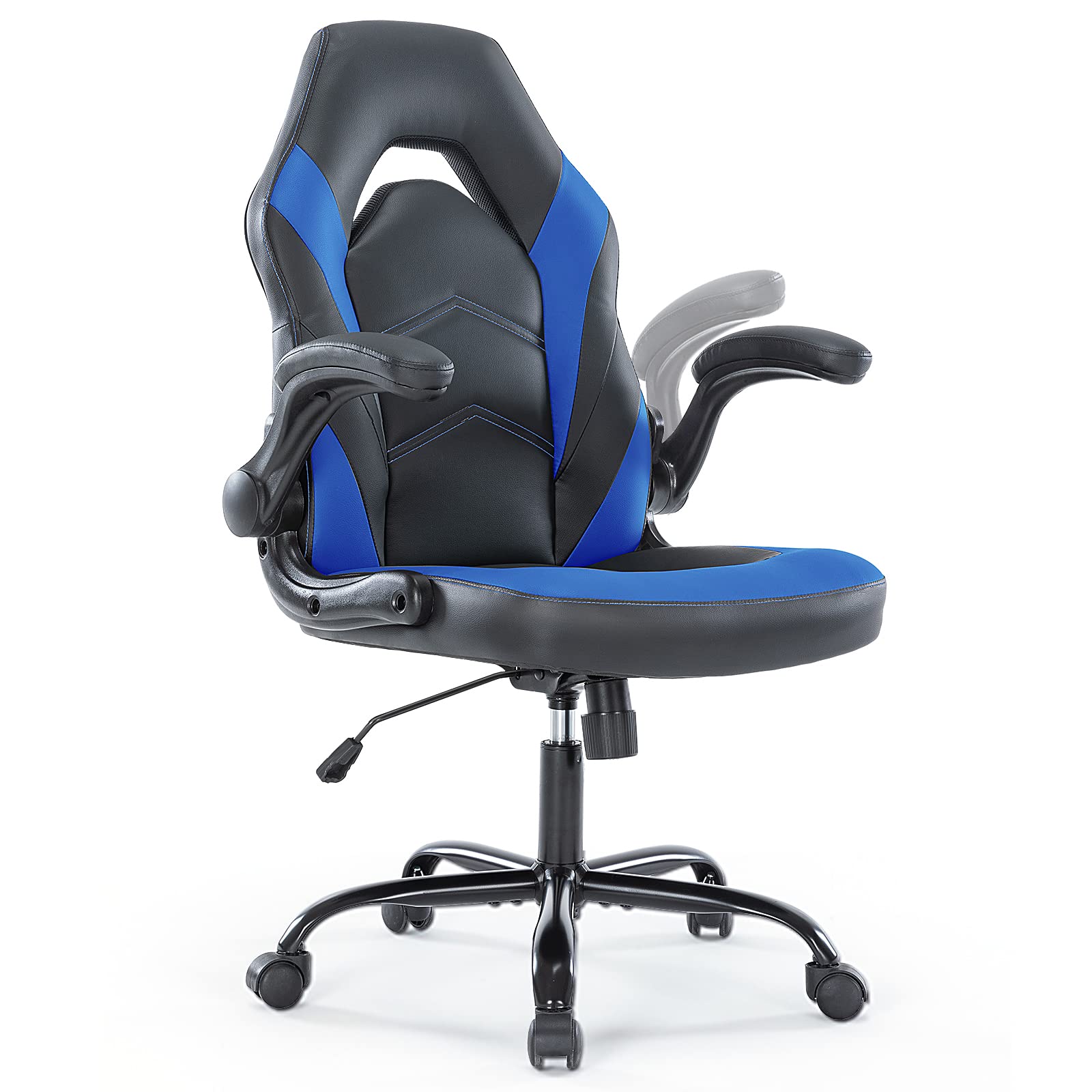OLIXIS Home Office High Back PU Leather, Blue