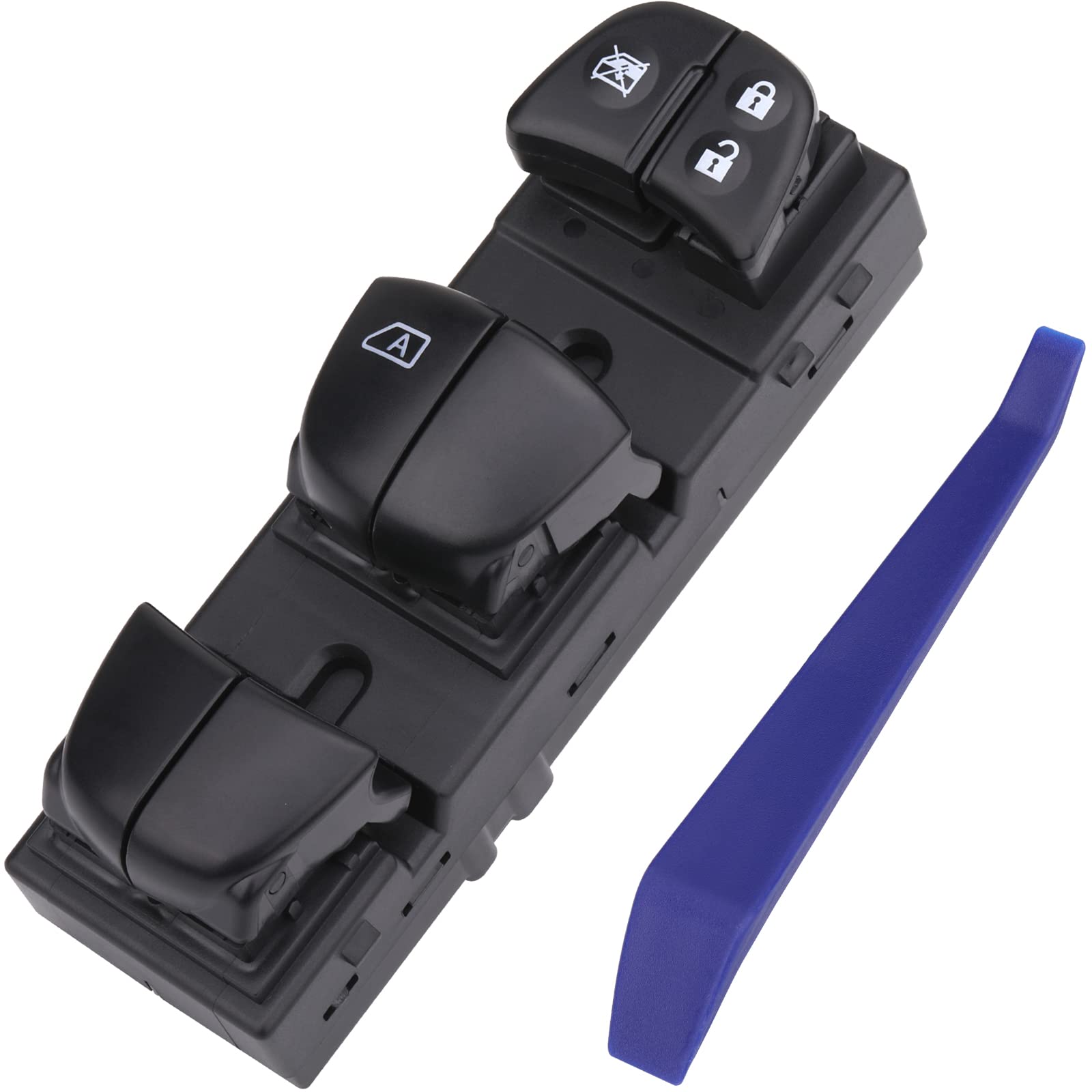 Obaee Power Window Switch Compatible with 2011-2018 Nissan Leaf/Juke/Altima, 2013-2019 Sentra, 2014-2017 Rogue, Replaces 25401-3NF0A 25401-3SH1A