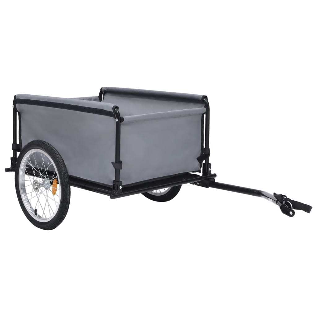 MengK Bike Cargo Trailer Black and Blue 143.3 lb