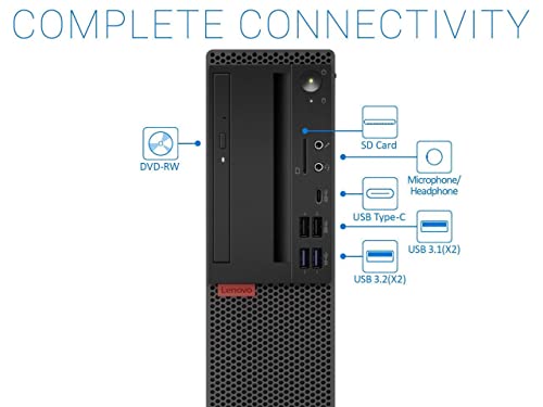 Lenovo ThinkCentre M720S SFF Desktop, Intel i7-9700 Upto 4.7 GHz, 16GB RAM 512GB SSD, 4K UHD 630 Graphics, DVD-RW, Card Reader, DisplayPort, HDMI, VGA, AC Wi-Fi, Bluetooth – Windows 11 Pro (Renewed)