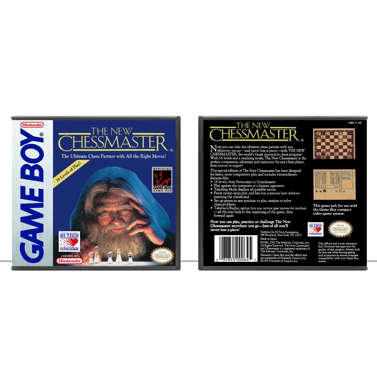 New Chessmaster, The | (GB) Game Boy - Game Case Only - No Game