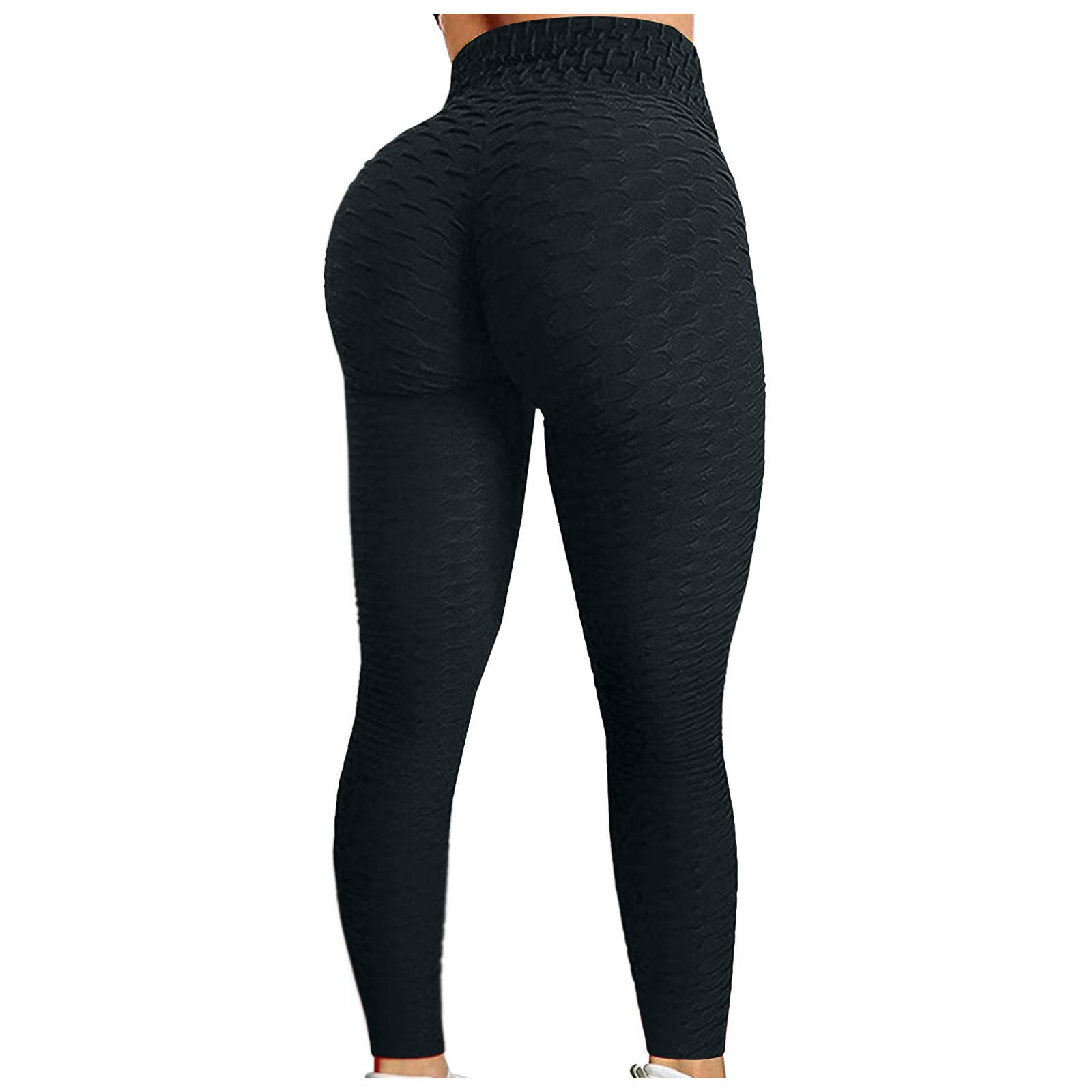 NLOMOCT Black Leggings Women, Butt Lifting Workout Leggings for Women, Scrunch Butt Gym Seamless Booty Tight