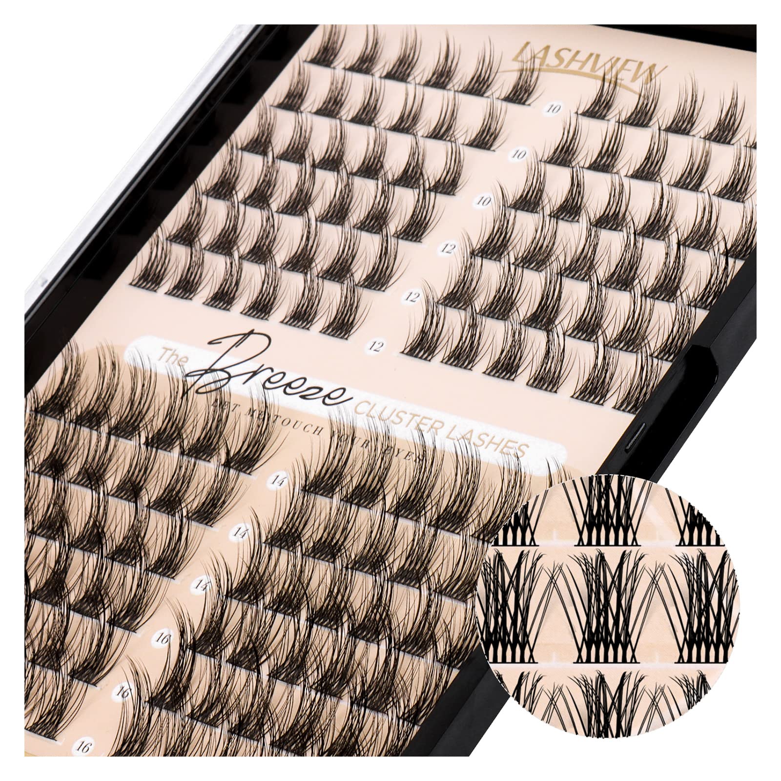 Lash Clusters 144 Pcs Cluster Lashes DIY Cluster Eyelash Extensions Mega Volume Reusable+individual Lash Glue,DIY Lash Extension Glue