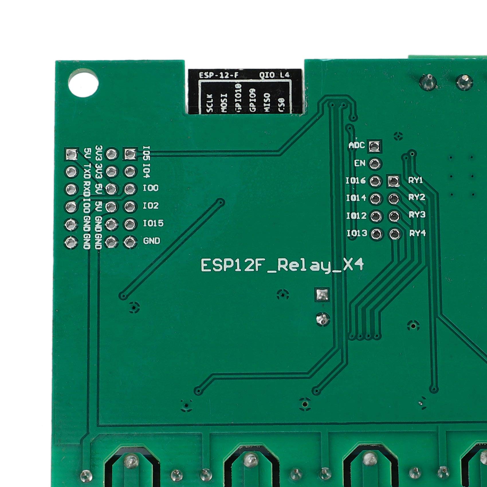 REHOC ESP8266 Wireless WiFi 4 Channel Relay Module ESP-12F WiFi Development Board for AC/DC 5V/8-80V Supply