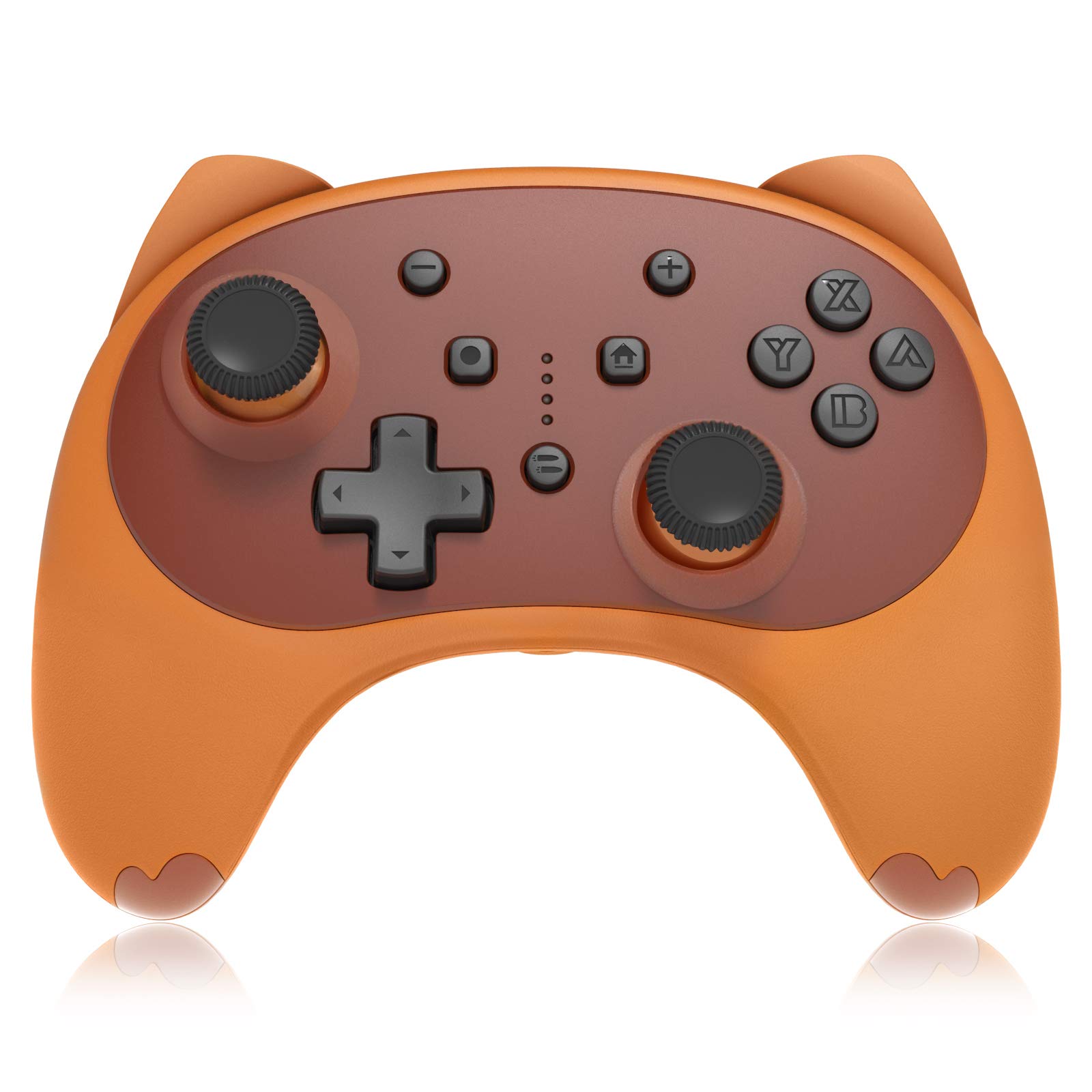 KINGEAR Wireless Controller for Nintendo Switch, Kawaii Cat Switch Controllers Compatible with Nintendo Switch/Switch Lite Console, Cute Game Pad with 6 Axis/Turbo/Motion Control