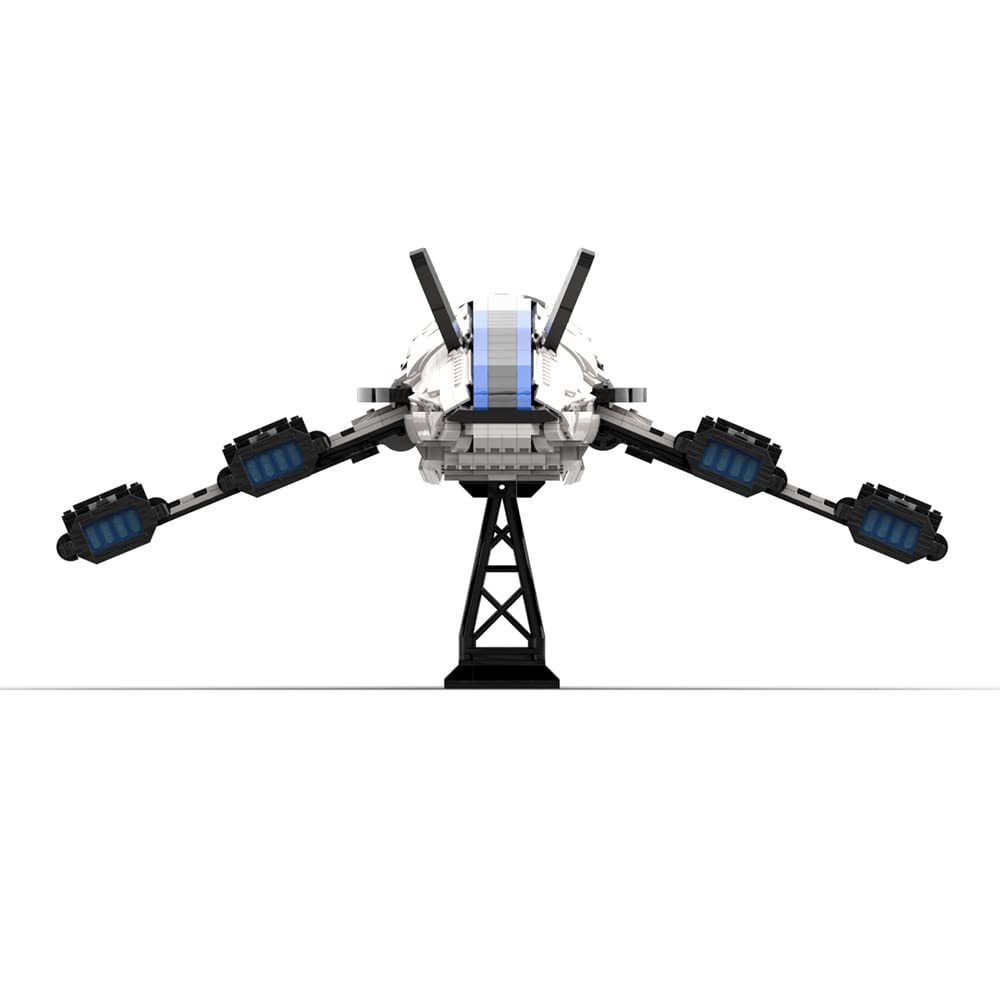 Normandy SR-2 Spaceship Building Model Kit,Mass Commander Base Ship Building Toy,Build and Collectible Space Ship for Kids Adult Birthdays Gift(3927Pcs)