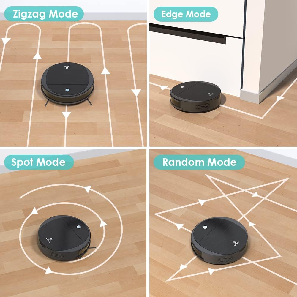 Lefant Robot Vacuum and Mop, 2200Pa Suction, Small Body Design, WiFi/App/Alexa Control, Automatic Self-Charging Vacuum Robot, Ideal for Pet Hair/Hard Floor/Low Pile Carpet, M213