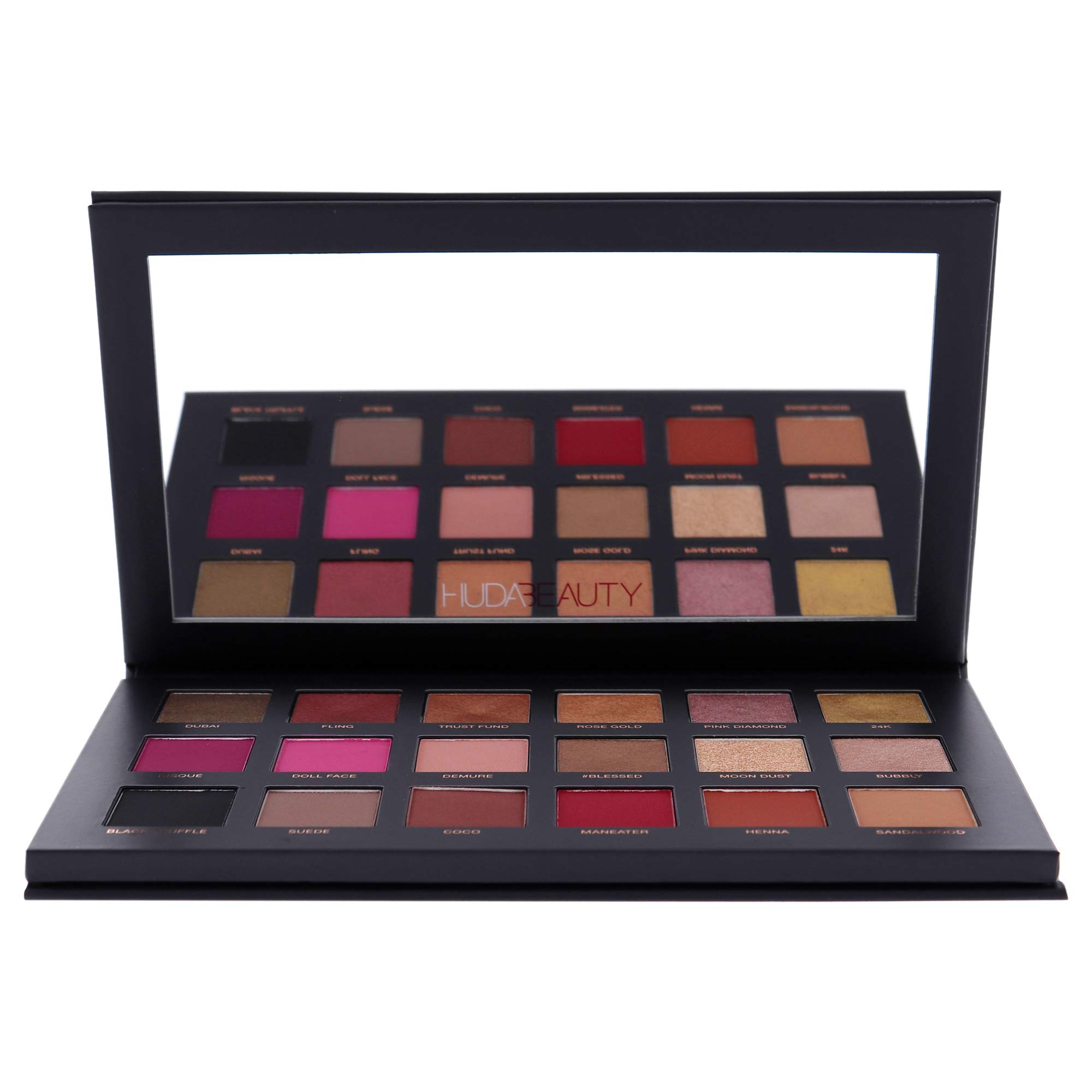 Huda Beauty Rose Gold Remastered Eyeshadow Palette Women Eye Shadow 0.59 oz