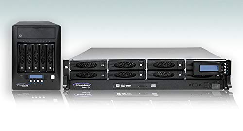 PrimeArray Systems Inc. ArrayStor NAS Media Server | DVD/CD Loader & Network Storage Device | 8 GB RAM, 32 TB Storage & 8 Bay