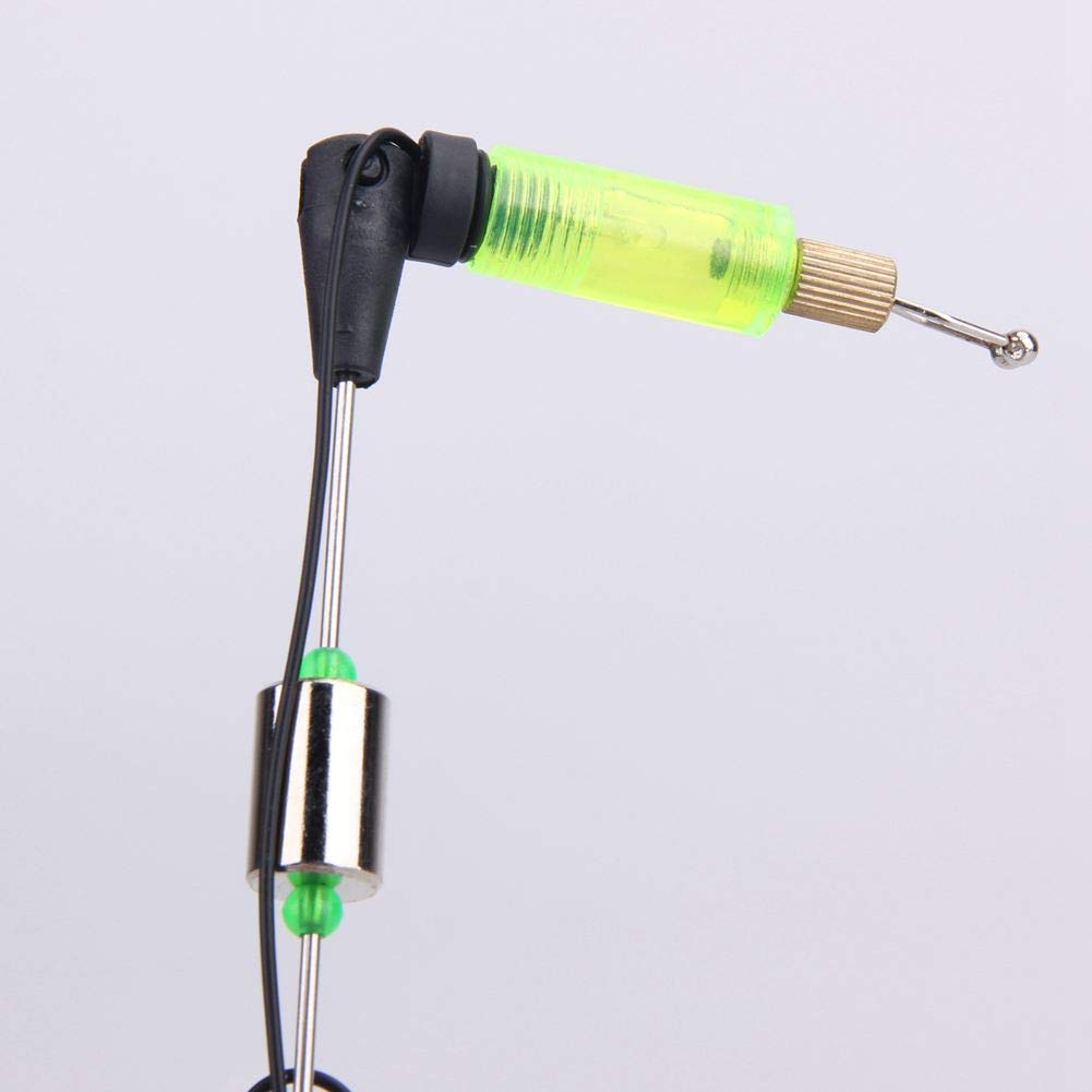 Misaso Fishing Fishing Bite Alarm Hanger Swinger LED Illuminated Indicator Durable Fish Tools Accessories Fishing Tool 2#
