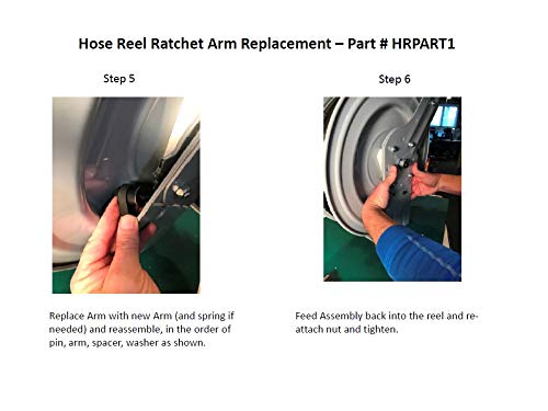 Primefit HRPART1 Locking Cam and Spring assembly - Replacement part for Primefit HRRUB380503 Air Hose Reel