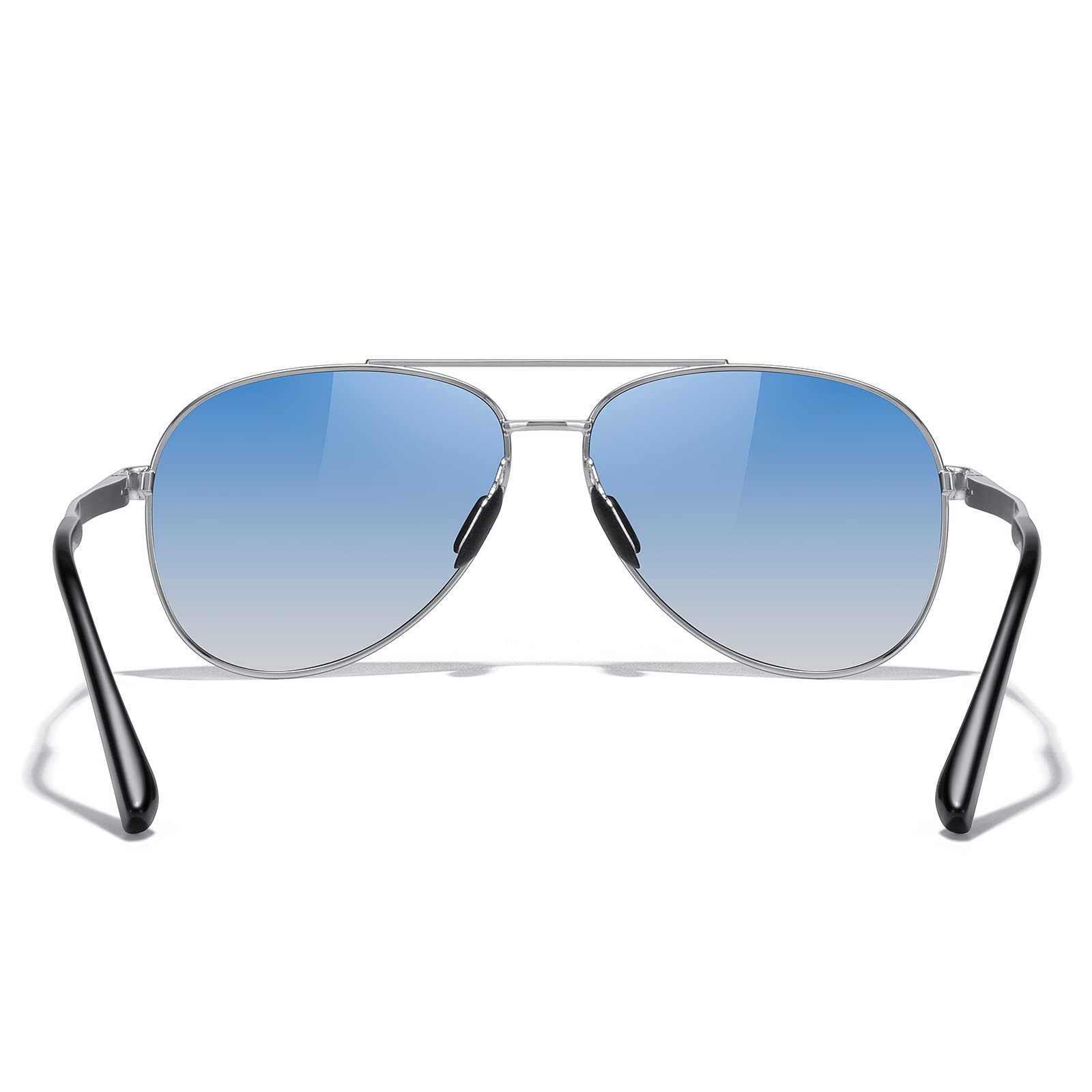 MERRY'S Aviator Sunglasses for Men Women - Polarized Driving Sun glasses Mirrored Lens UV 400 Protection 58 MM