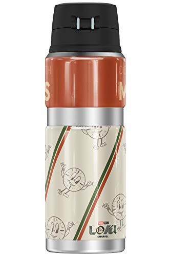 Marvel Loki Miss Minutes THERMOS STAINLESS KING Stainless Steel Drink Bottle, Vacuum insulated & Double Wall, 24oz