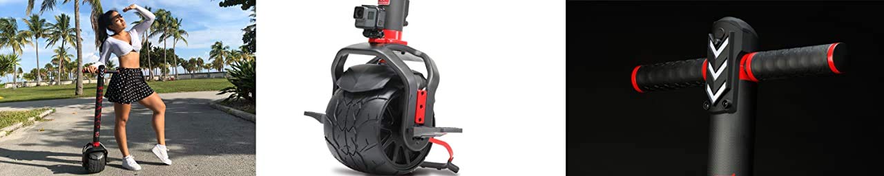 Kiwano K01+ One-Wheel Electric Scooter | 12 MPH max Speed | 13 Mile Range | Carbon Fiber Frame