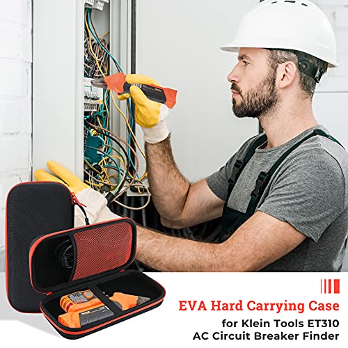 ProCase Carrying Case for Klein Tools ET310 AC Circuit Breaker Finder & RT250 GFCI Receptacle Tester, Electrical Tools Circuit Tracer Storage Bag for Accessories (ππππ ππππ)