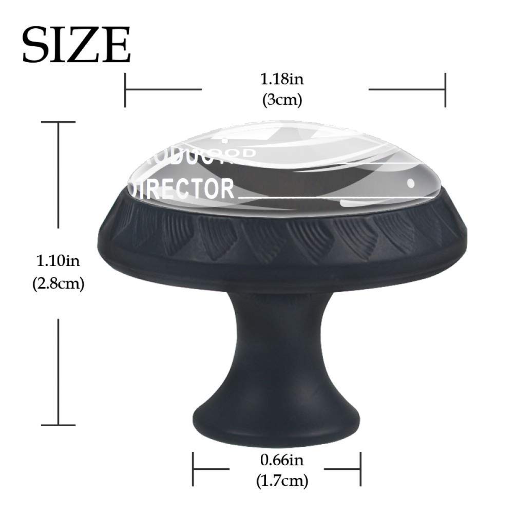 Idealiy Movie Cinema Lapper BoardCabinet Door Knobs Handles Pulls Cupboard Handles Drawer Wardrobe 4pcs