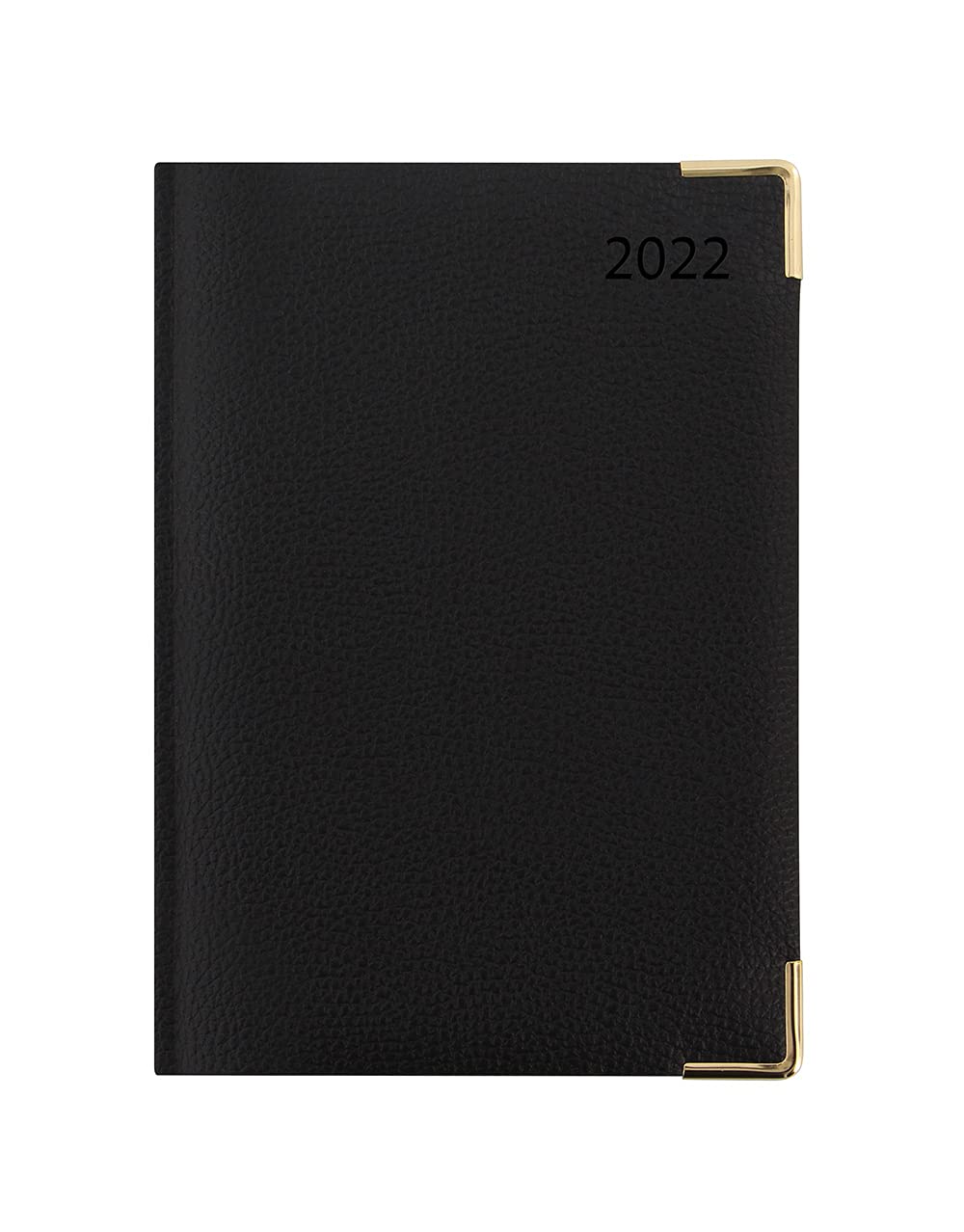 Letts of London Connoisseur A5 week to view 2022 diary - black, (22-TC3XBK)