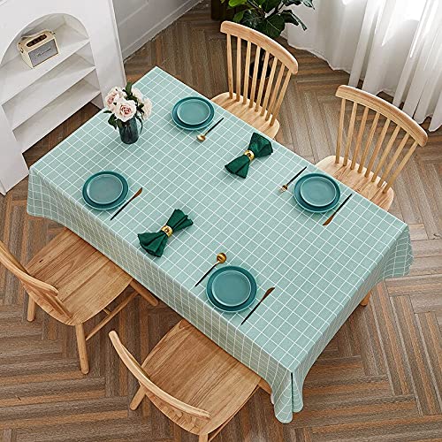 NUER Tablecloth Waterproof and Oil-Proof Desk Ins Wind Student Rectangular Dining Table Coffee Table Cover A3 140x210cm