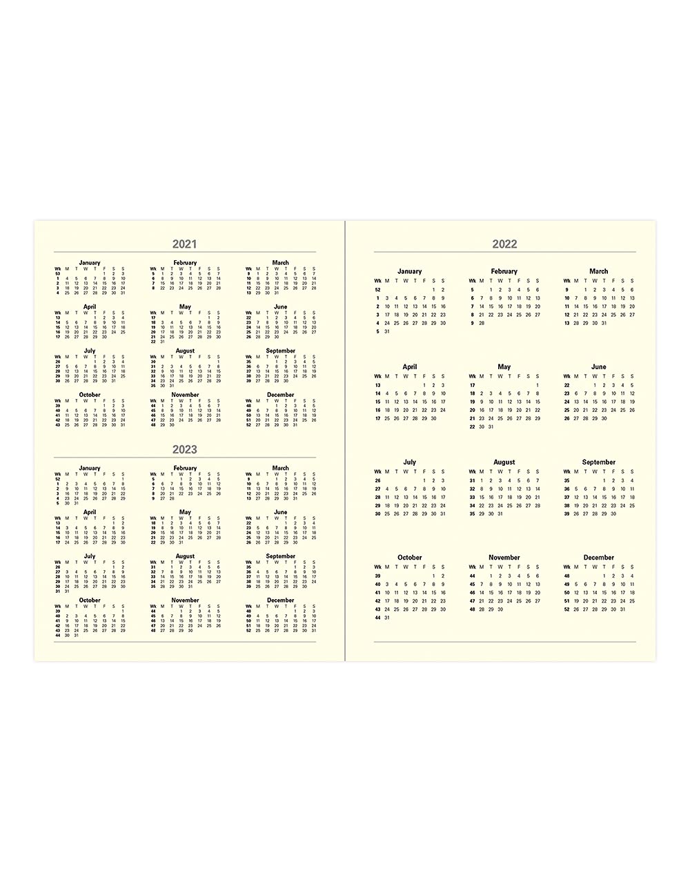 Letts Two Tone A5 Week to View 2022 Diary - Grey