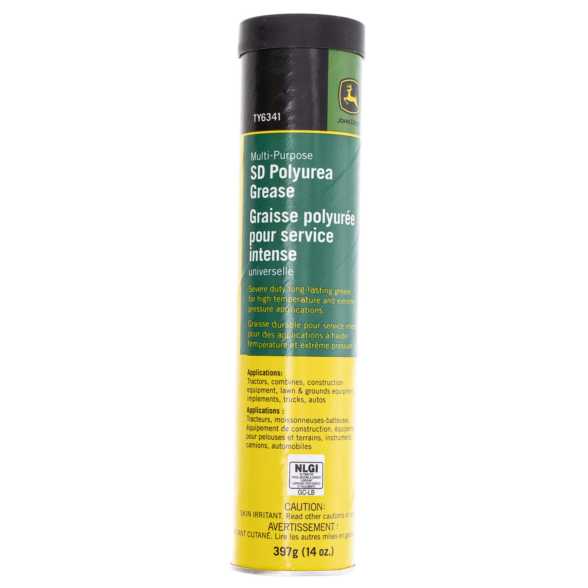 John Deere Multi-Purpose SD Polyurea Grease Case TY6341 OEM (10 Pack)