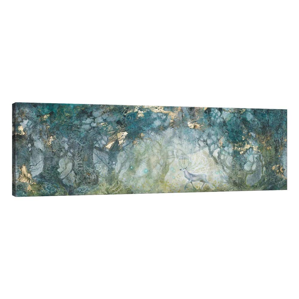 iCanvas SLW71 Following The Light Canvas Print by Stephanie Law, 16" x 48" x 0.75" Depth Gallery Wrapped