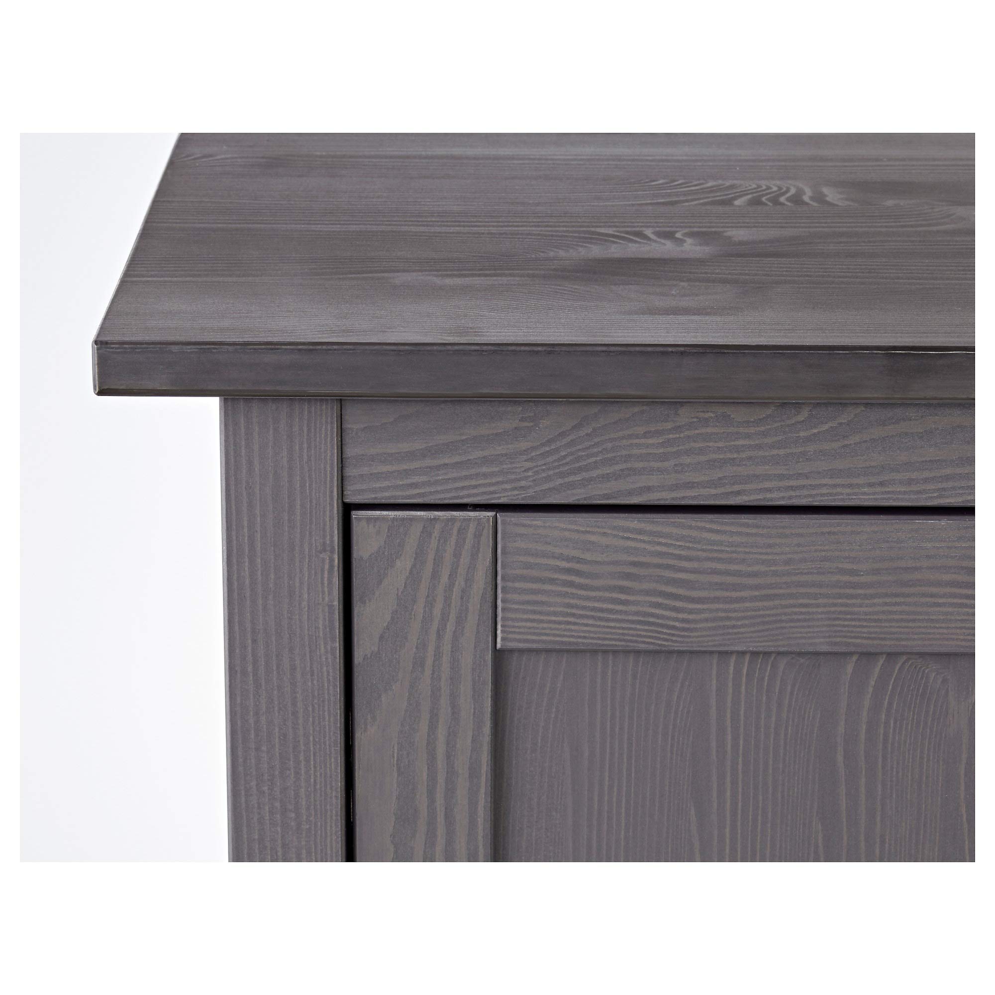 IKEA Hemnes Desk, Gray Dark Gray Stained