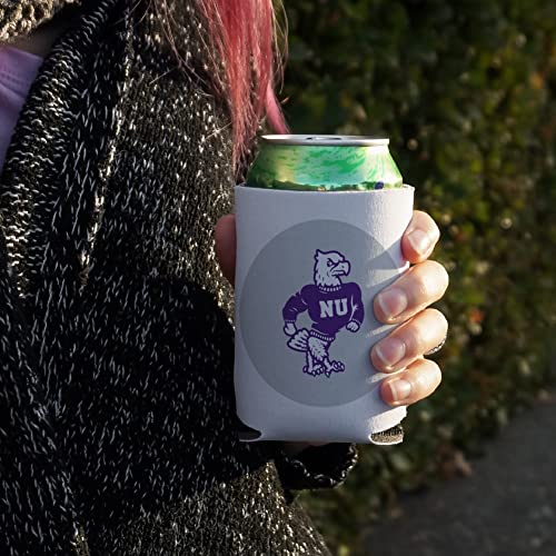 Niagara University Secondary Logo Can Cooler - Drink Sleeve Hugger Collapsible Insulator - Beverage Insulated Holder