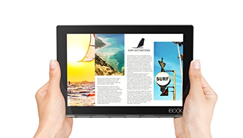 Lenovo Yoga Book - FHD 10.1in Android Tablet - 2 in 1 Tablet (Intel Atom x5-Z8550 Processor, 4GB RAM, 64GB SSD), Gunmetal, ZA0V0035US (Pen Not Included) (Renewed)