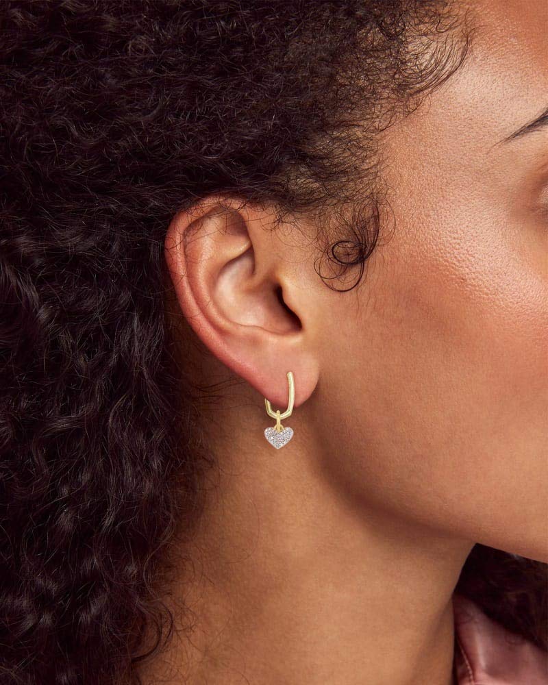 Kendra Scott Ellen Huggie Stud Earrings in 18K Gold Vermeil, Fine Jewelry for Women