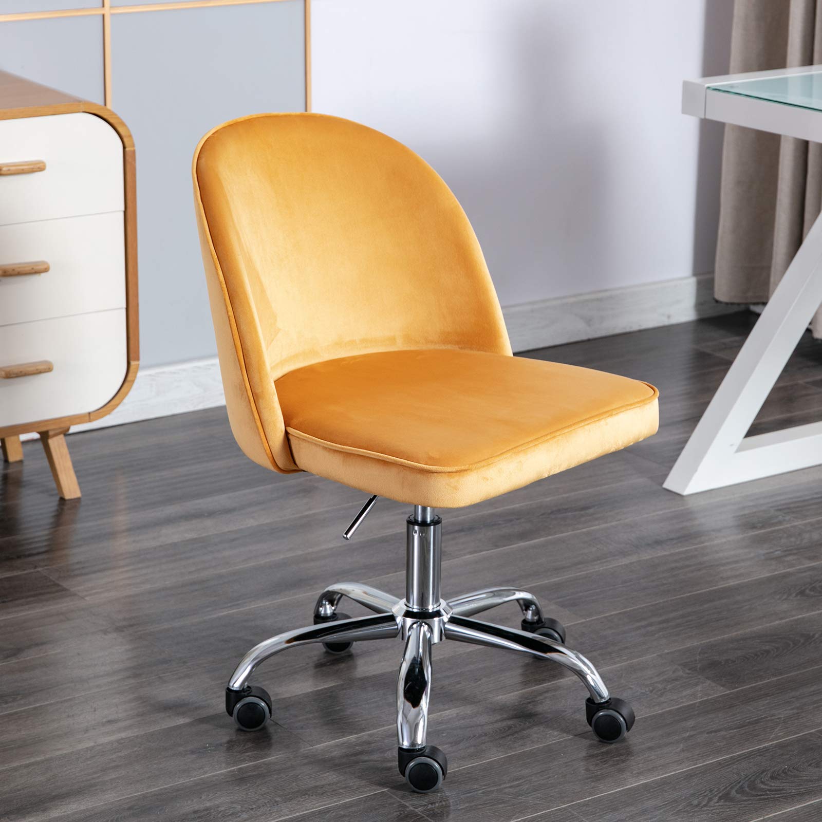 Kmax Task Chair, Desk Chair Armless Design for Small Home and Office, Dark Teal
