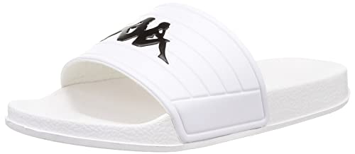 Kappa Unisex Soccer Shoe, White Black, 7 US Women