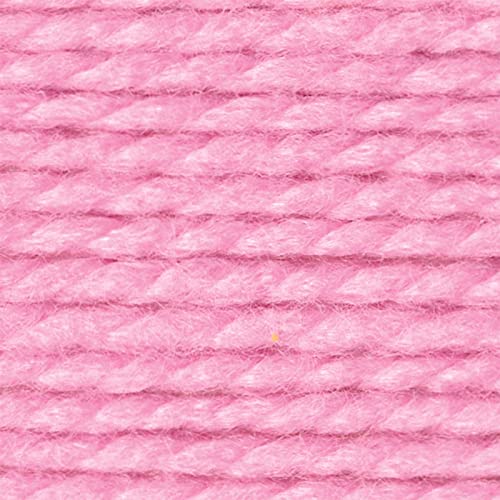 Lion Brand Yarn - Wool-Ease Thick & Quick - Solid Colors - 3 Pack with Pattern Cards in Color - 640-103 (Blossom)