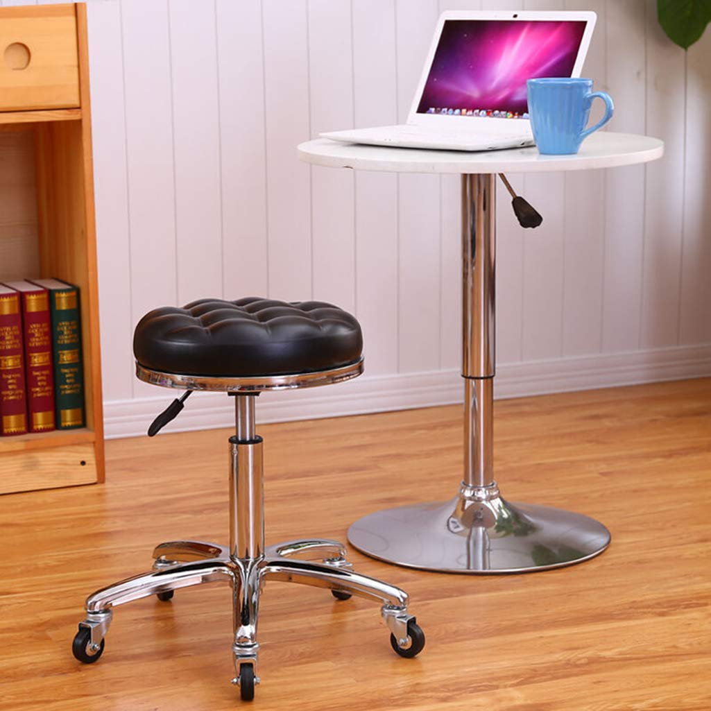 KMMK Home Chair Stool Folding Chair-Bar Stools,Liftable Barstoolsdjustable Height Counter Chair,Leisure Pub Chairsomputer Chair,Home Office Chair