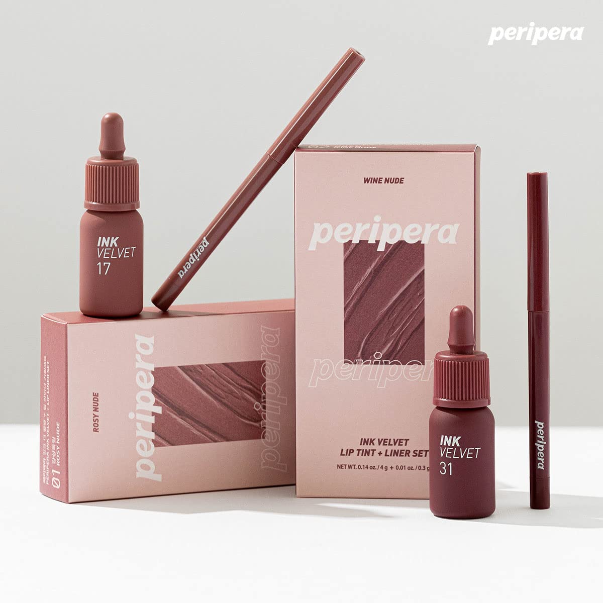 Peripera Liner Kit (Wine Nude)