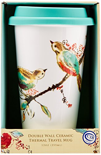 Lenox Chirp Thermal Travel Mug, 1 Count (Pack of 1), Multi