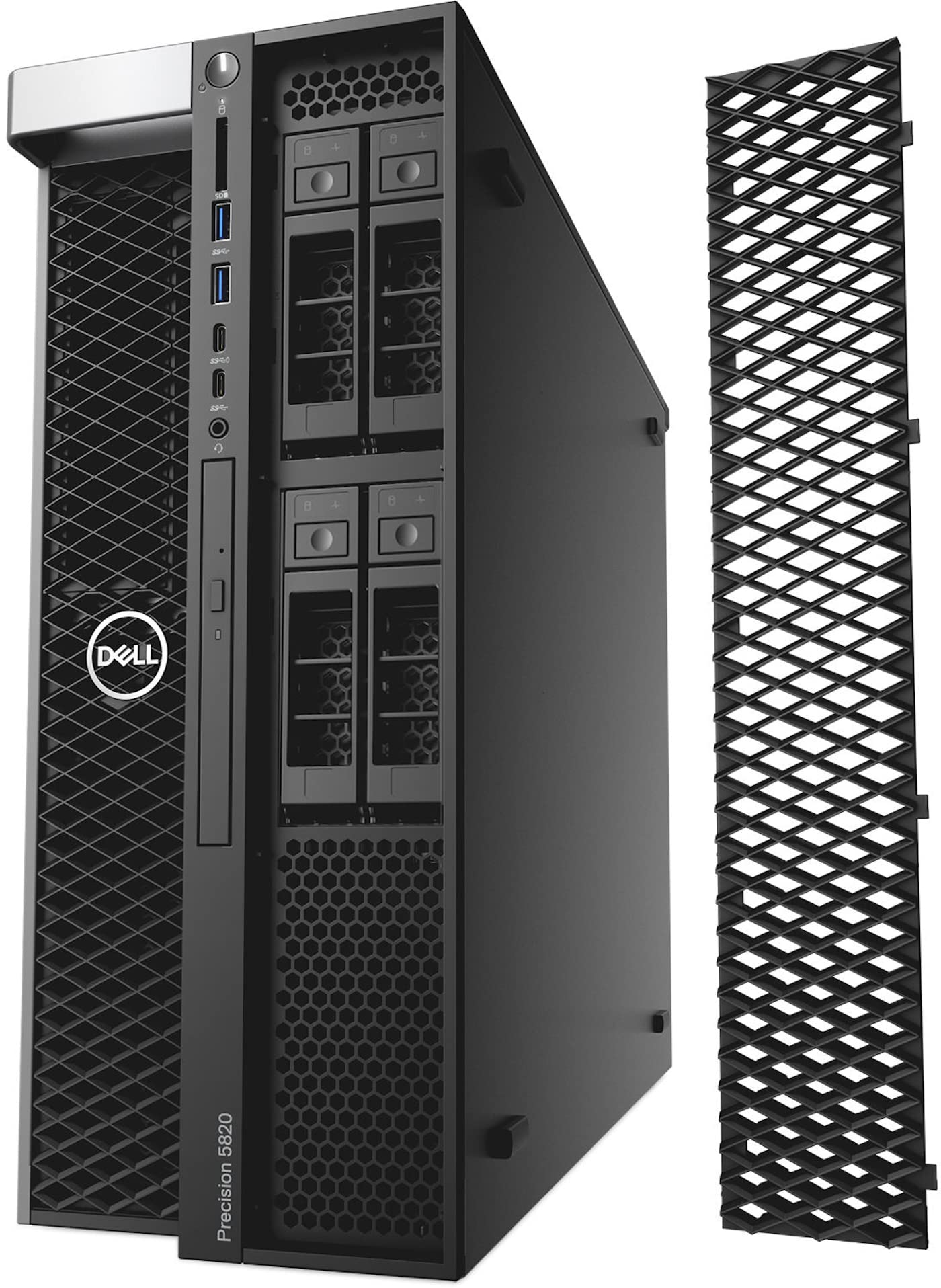 PCSP Precision 5820 Tower Workstation, Intel Xeon W-2133 up to 3.9GHz (6-Cores), 64GB RAM, 512GB M.2 NVMe PCIe SSD + 2TB HDD, M4000 8GB, 4x Display Ports (supports 4K), Windows 11 Pro 64-bit (Renewed)