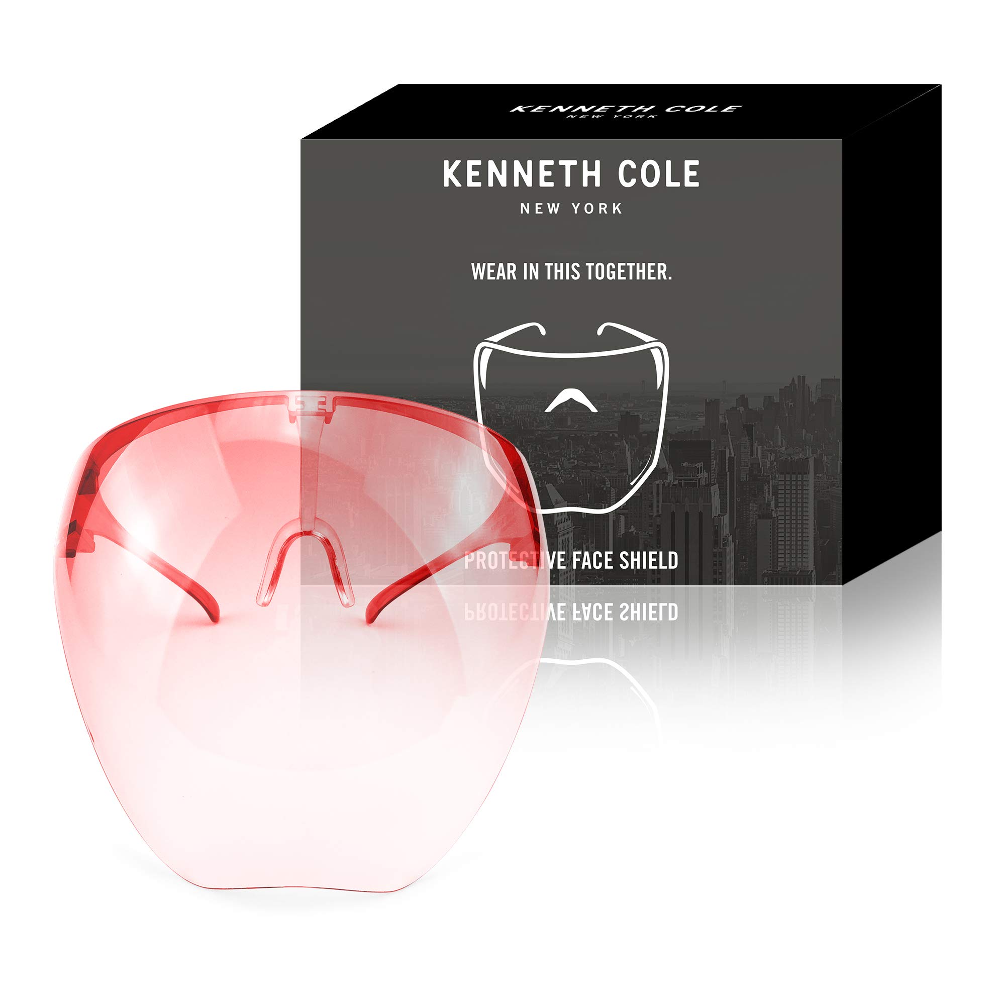 Kenneth Cole Goggle-Style Face Shield with 180° Safety Coverage - Anti-Fog Visor Design to Look Futuristic