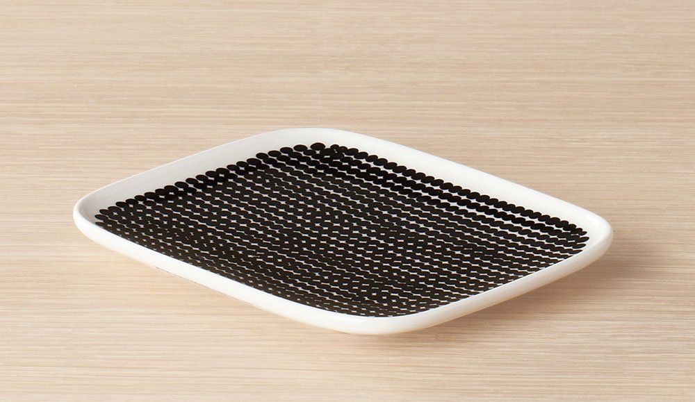 MARIMEKKO - Räsymatto Oiva Stoneware Rectangular Serving Plate