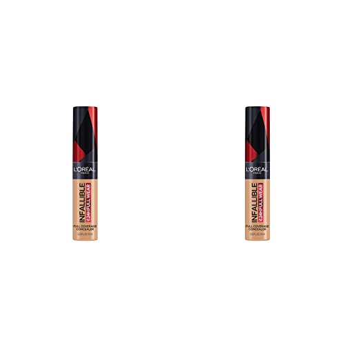 L'Oréal Paris Makeup Infallible Full Wear Waterproof Matte Concealer, Toffee (Pack of 2)