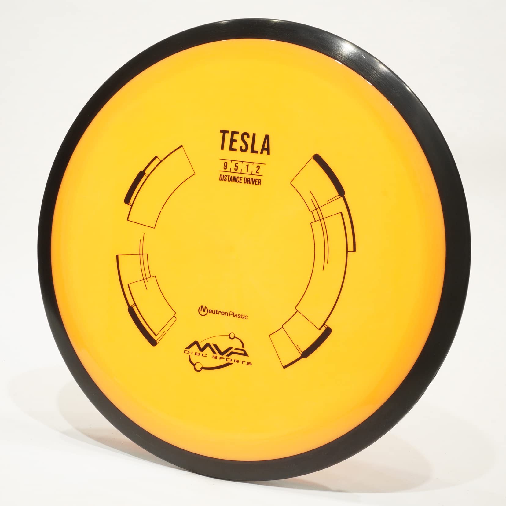 MVP Tesla (Neutron) Driver Golf Disc, Pick Color/Weight [Stamp & Exact Color May Vary] Orange 159 Grams or Less