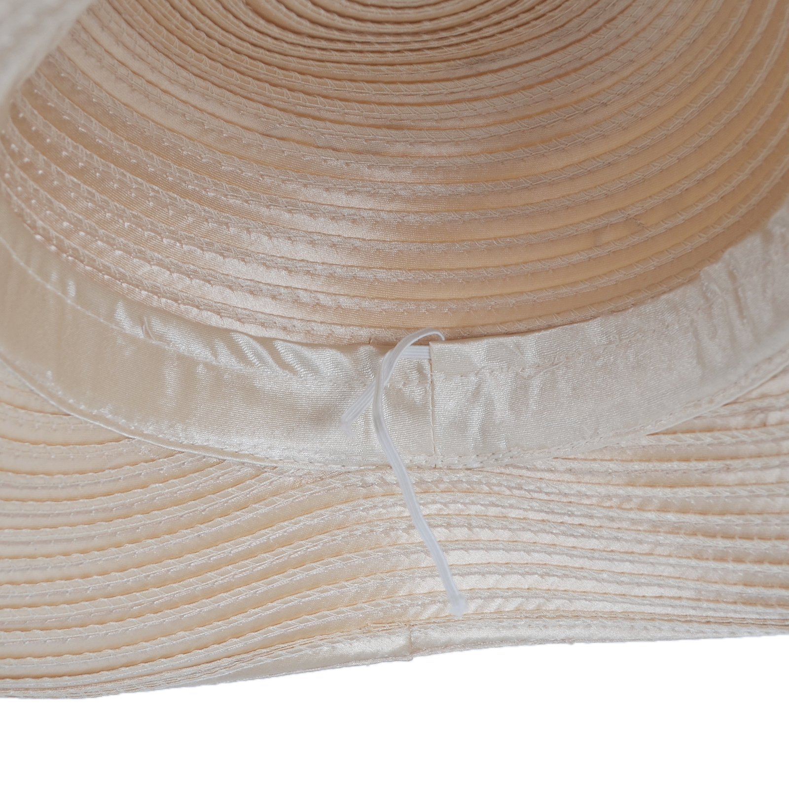 Original One Women's Classic Cloche Church Hat for Derby Day Kentucky Horse Racing (White)