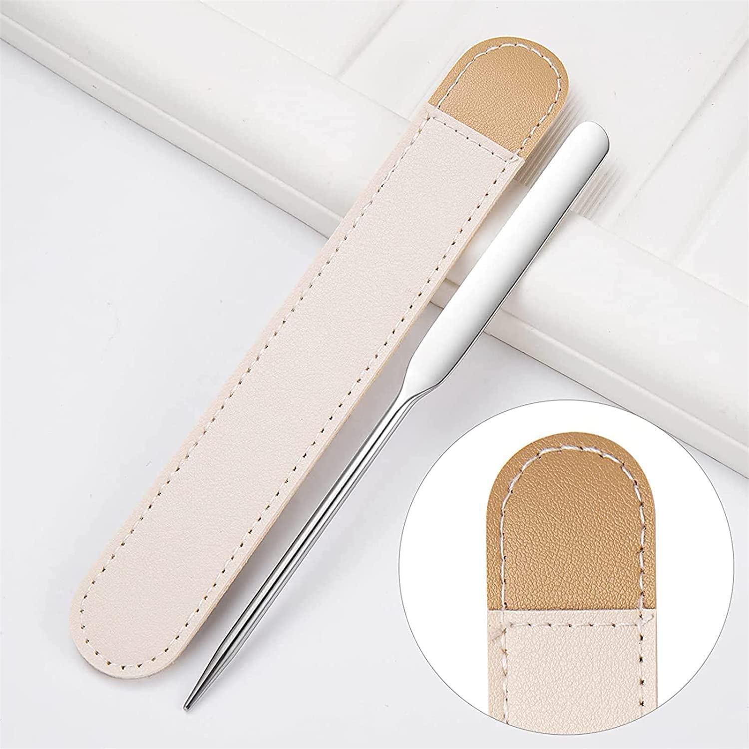 KnjoFly Picasso Spatula Makeup Korean, Picasso Makeup Spatula, Stainless Steel Makeup Spatulas and Palette Set, Makeup Spatula Koreanm (Acrylic)