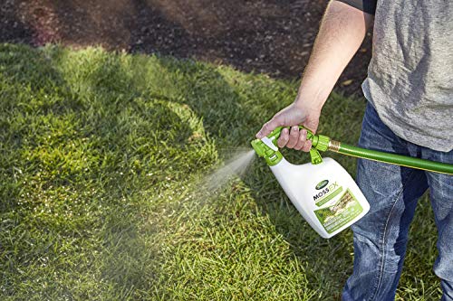 Scotts MossEx 3-in-1 Ready-Spray, Moss Killer for Lawns, Hard Surfaces, and More, 32 fl. oz.
