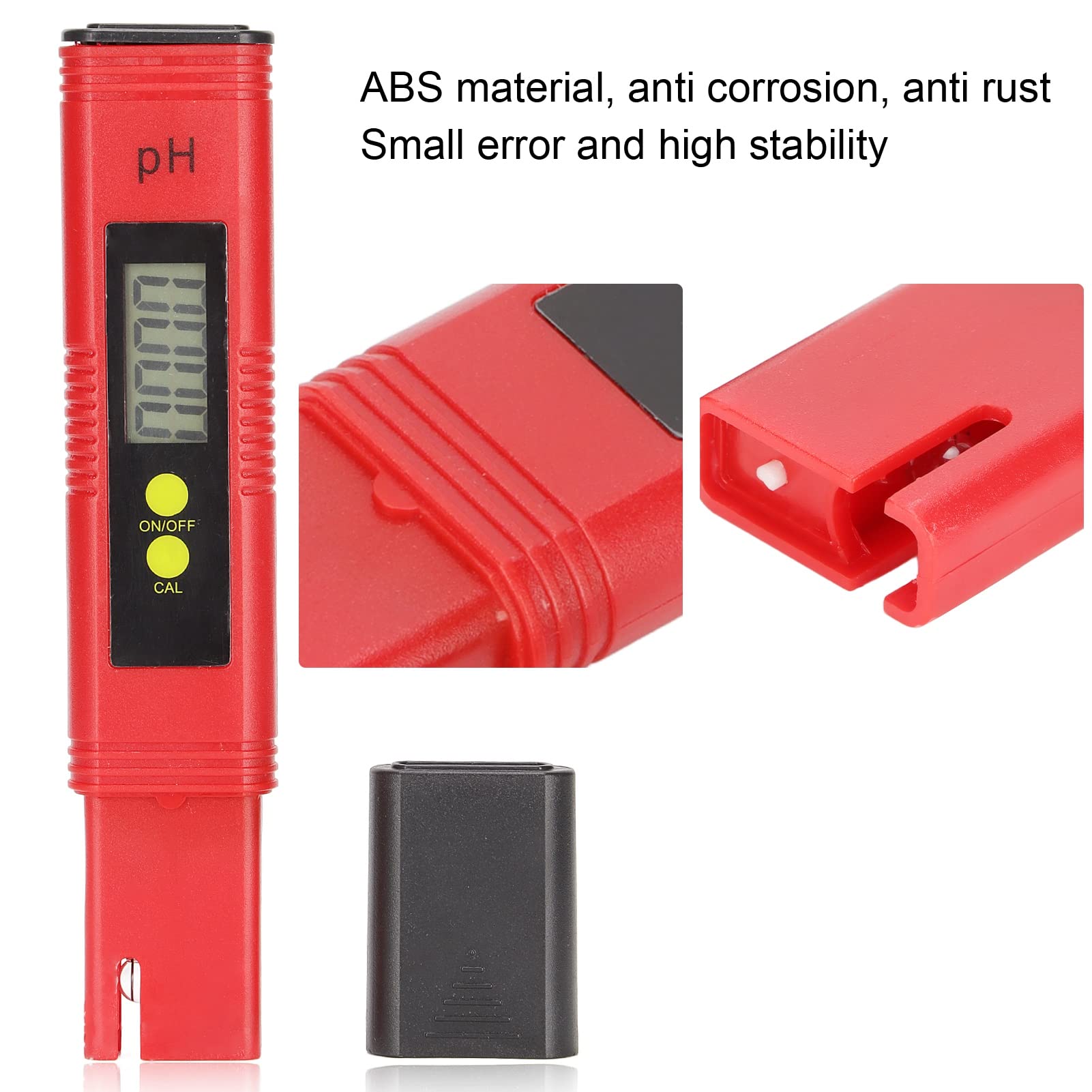 Pen Type PH Meter, Small Portable Rustproof Water Quality Tester, ATC (Type 1)
